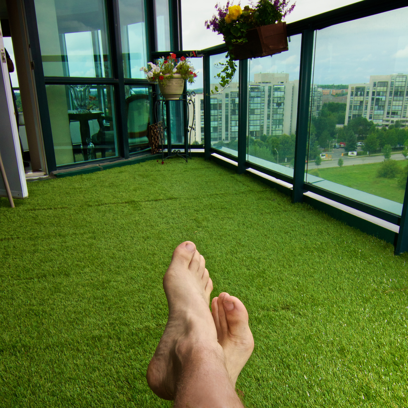 Enhancing Urban Spaces with Grass Tile Inserts | Designer Deck